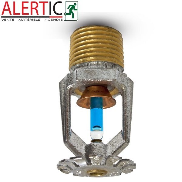 TÊTE SPRINKLER INCENDIE AMPOULE BLEUE - ALERTIC