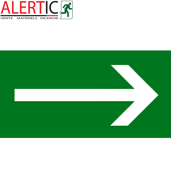 PANNEAU DIRECTION SORTIE SECOURS - ALERTIC